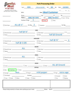 ideal hog customer 2023 | Showalter's Country Meats